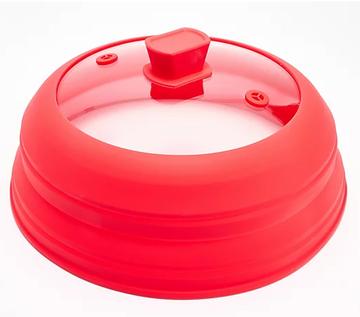 Collapsible Silicone Glass Microwave Cover & Lid – Cookcraftco.com
